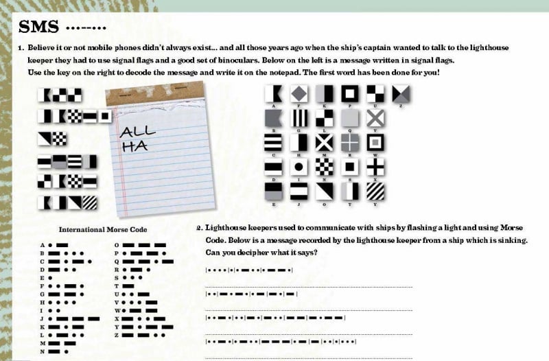 morse-code-lighthouse-education-pack - Margaret River Attractions ...